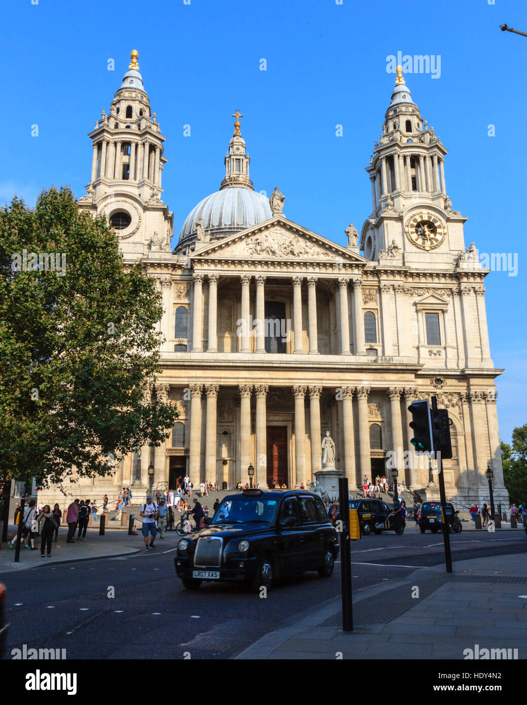 St Pauls Cathedral from Ludgate Hill, London England UK Stock Photo - Alamy