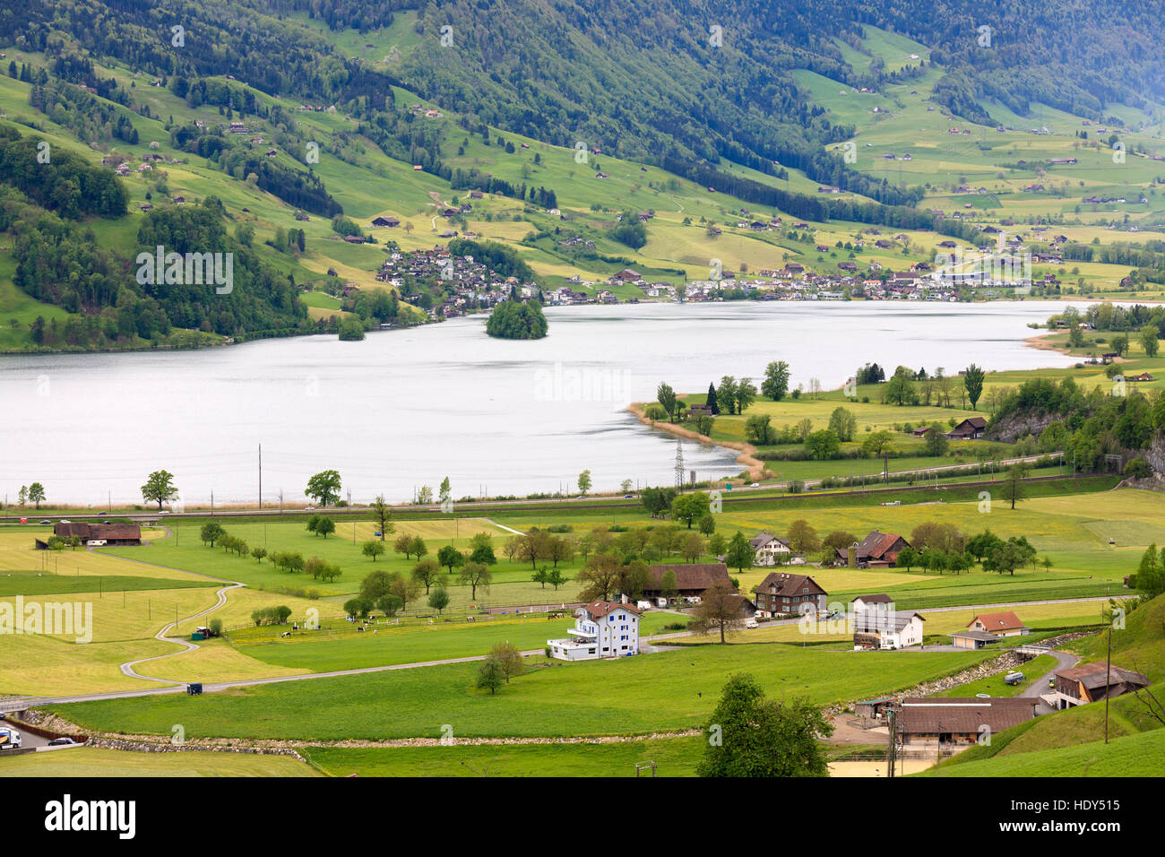 The beauty of the Swiss landscape Stock Photo - Alamy