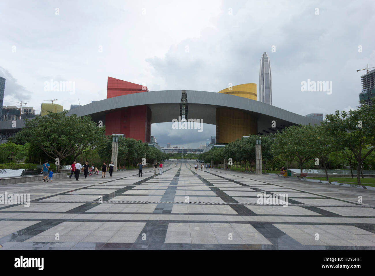 Civic Center building, Shenzhen, China Stock Photo - Alamy