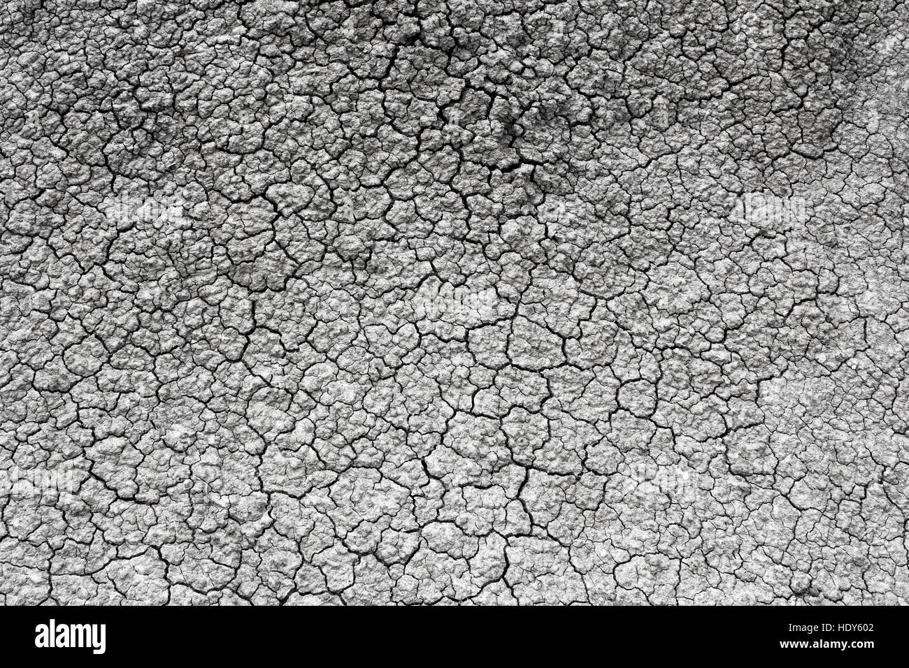 Dried old riverbed in Toadstool Geologic Park, Nebraska Badlands formed ...