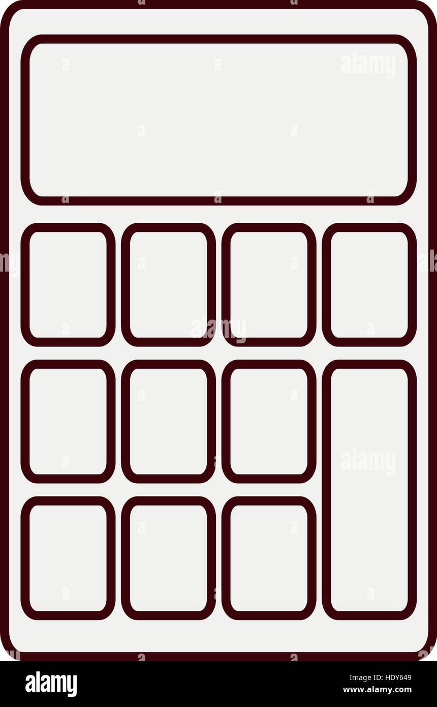 calculator representation icon image vector illustration design Stock ...