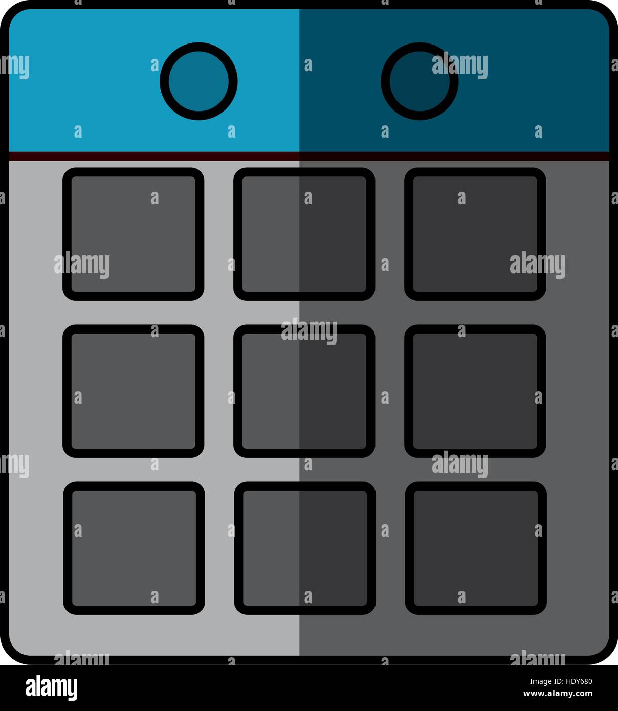 calendar representation icon image vector illustration design Stock ...