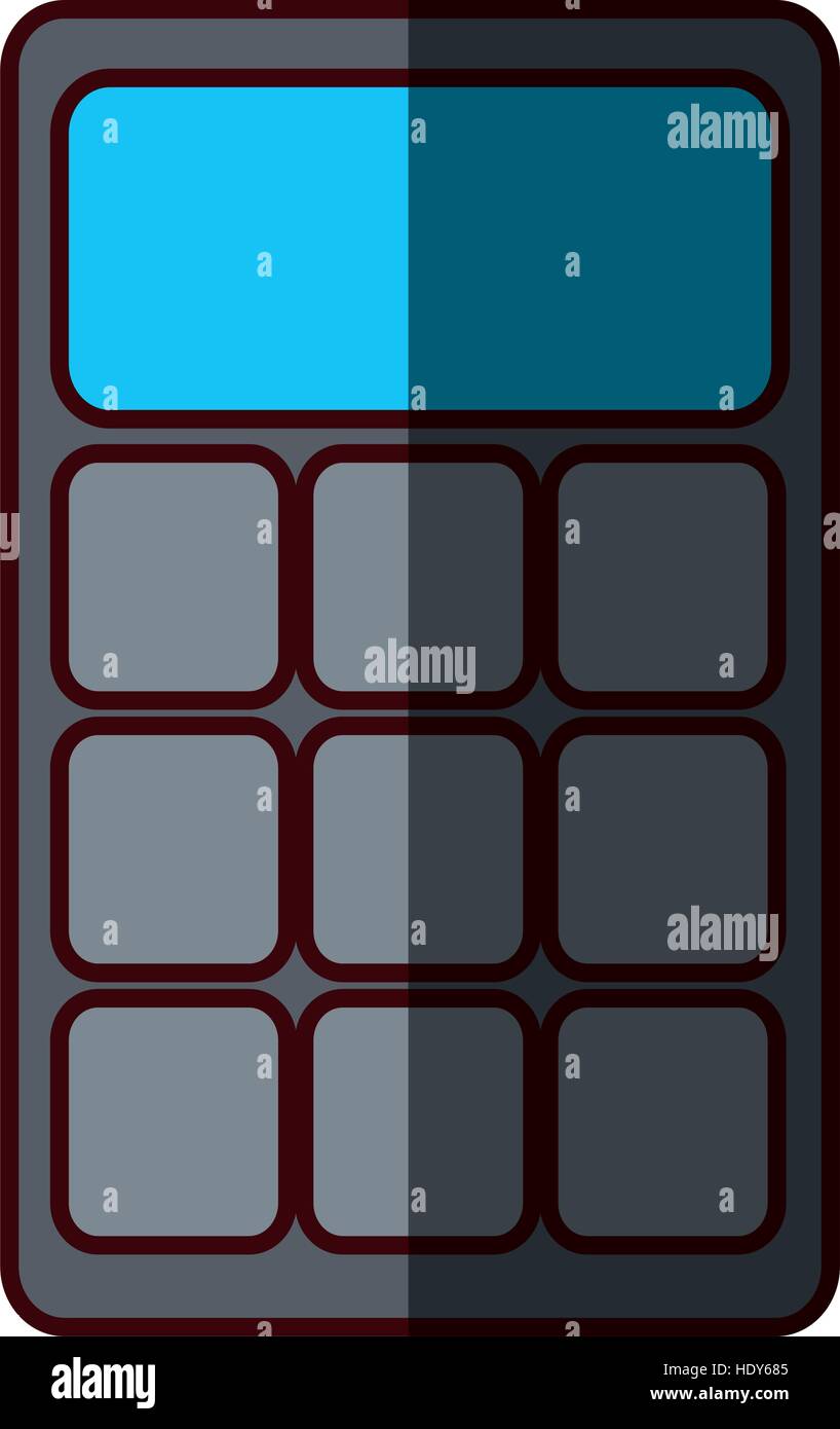 calculator representation icon image vector illustration design Stock ...