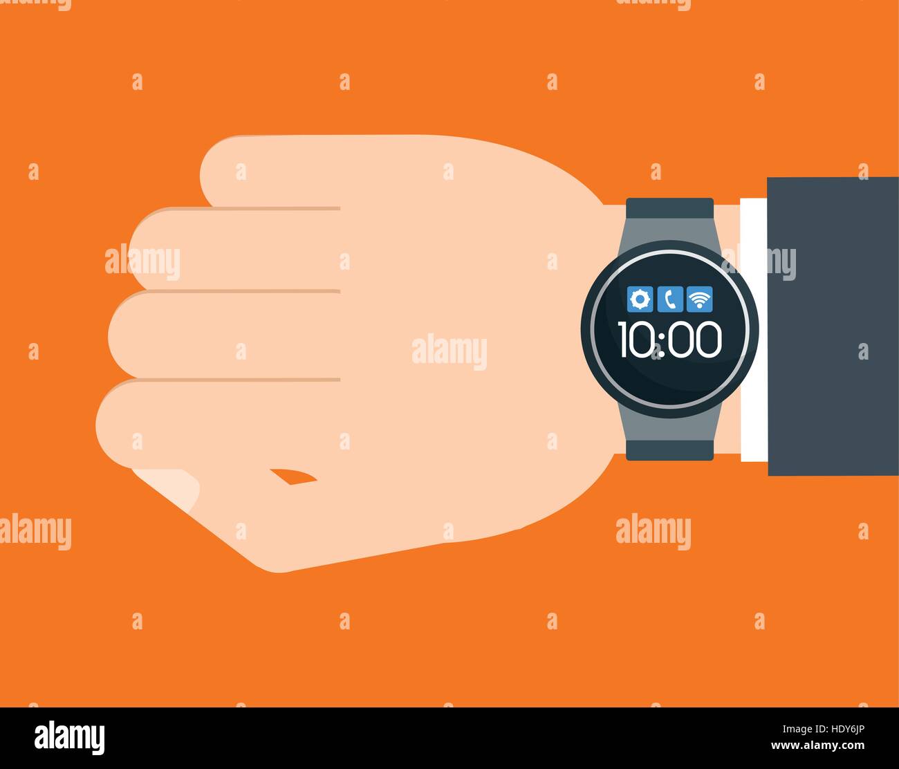 Smartwatch Wearable Technology Icon Image Vector Illustration Design Stock Vector Image And Art