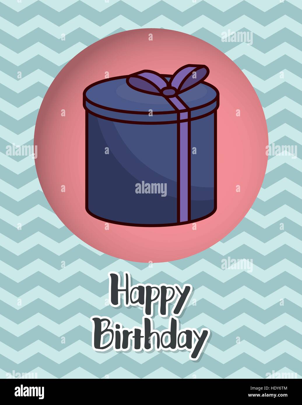 happy birthday emblem image vector illustration design Stock Vector ...
