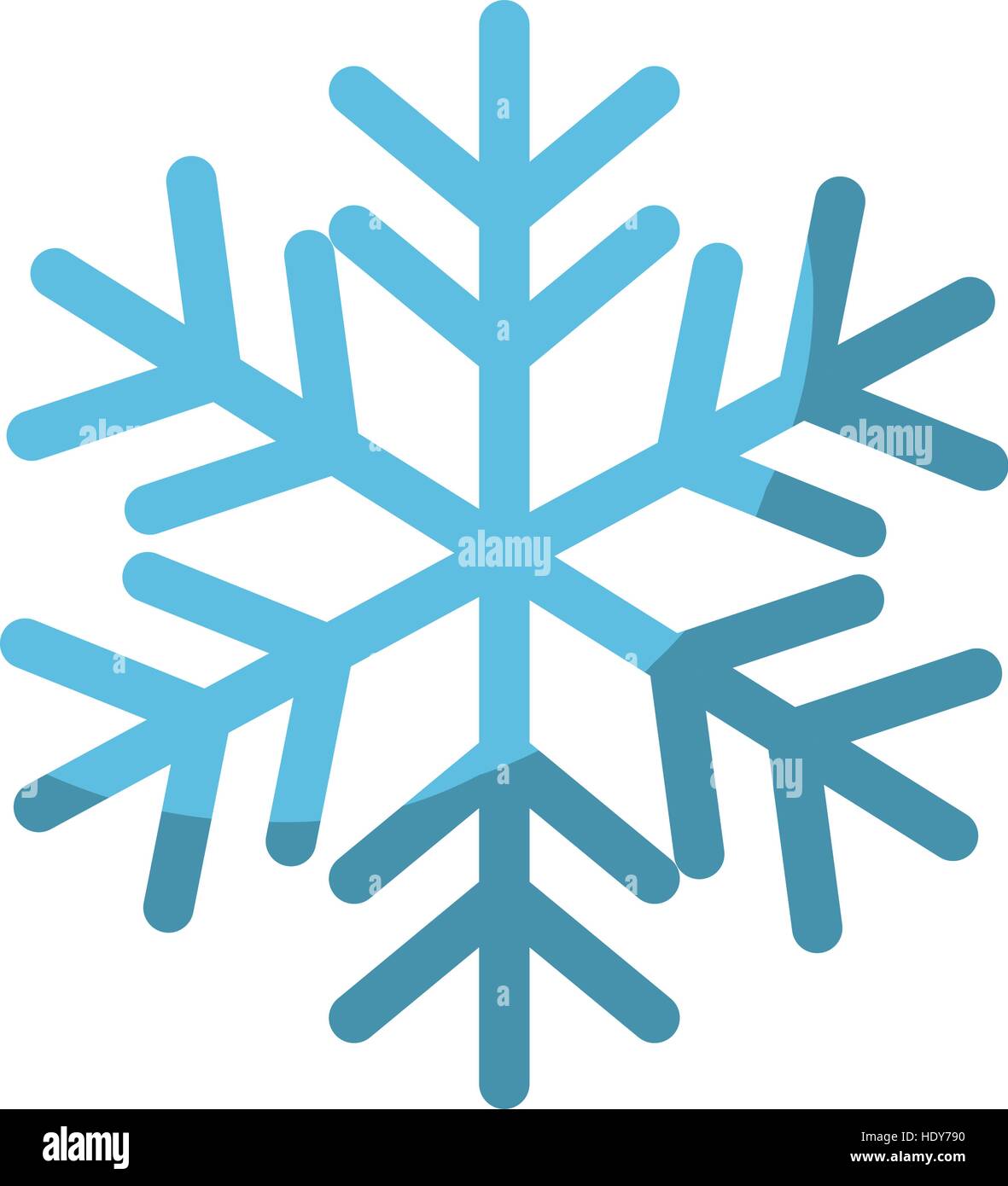 Winter snowflake icon Stock Vector Image & Art - Alamy