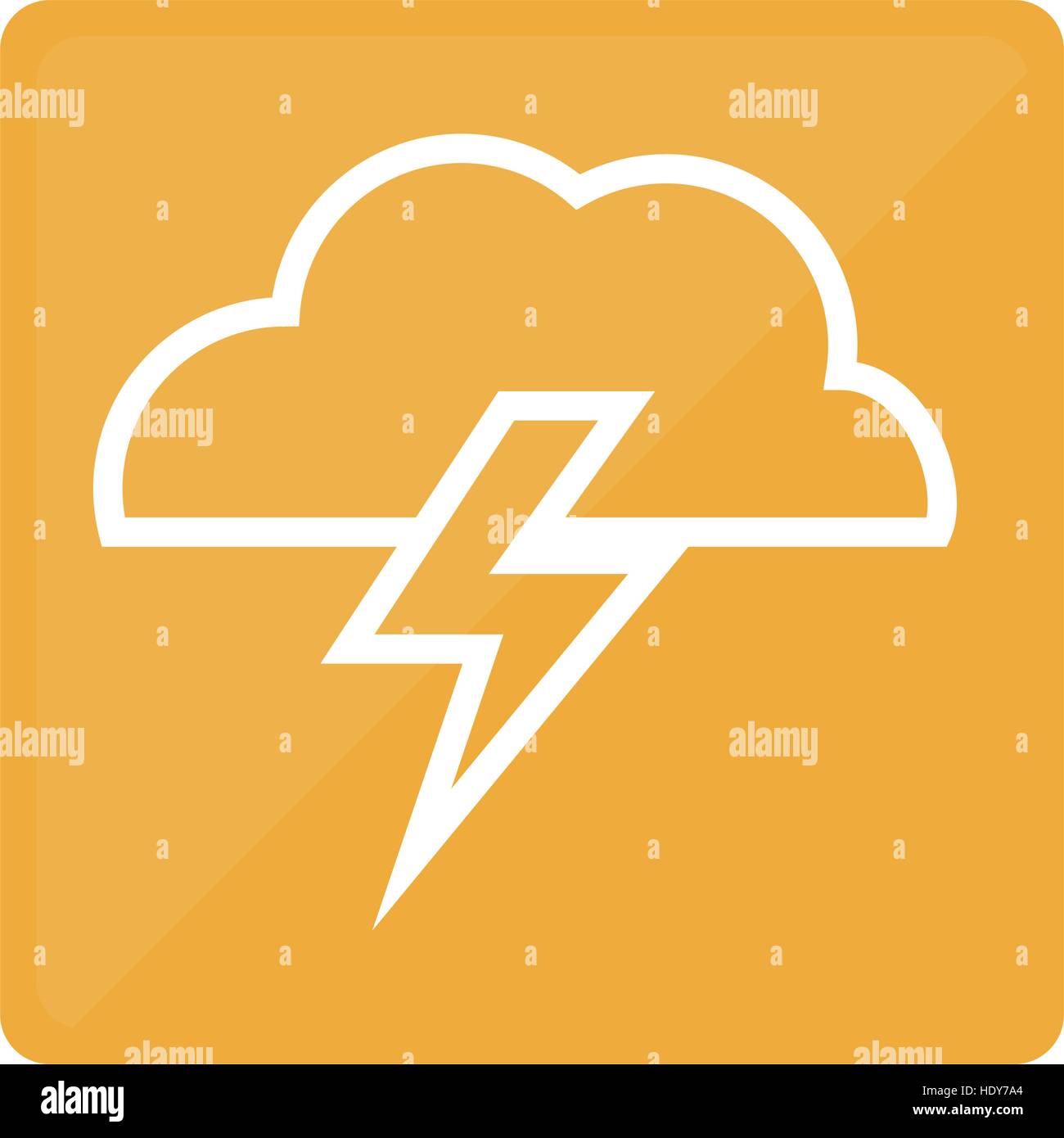 cloud and bolt icon Stock Vector Image & Art - Alamy