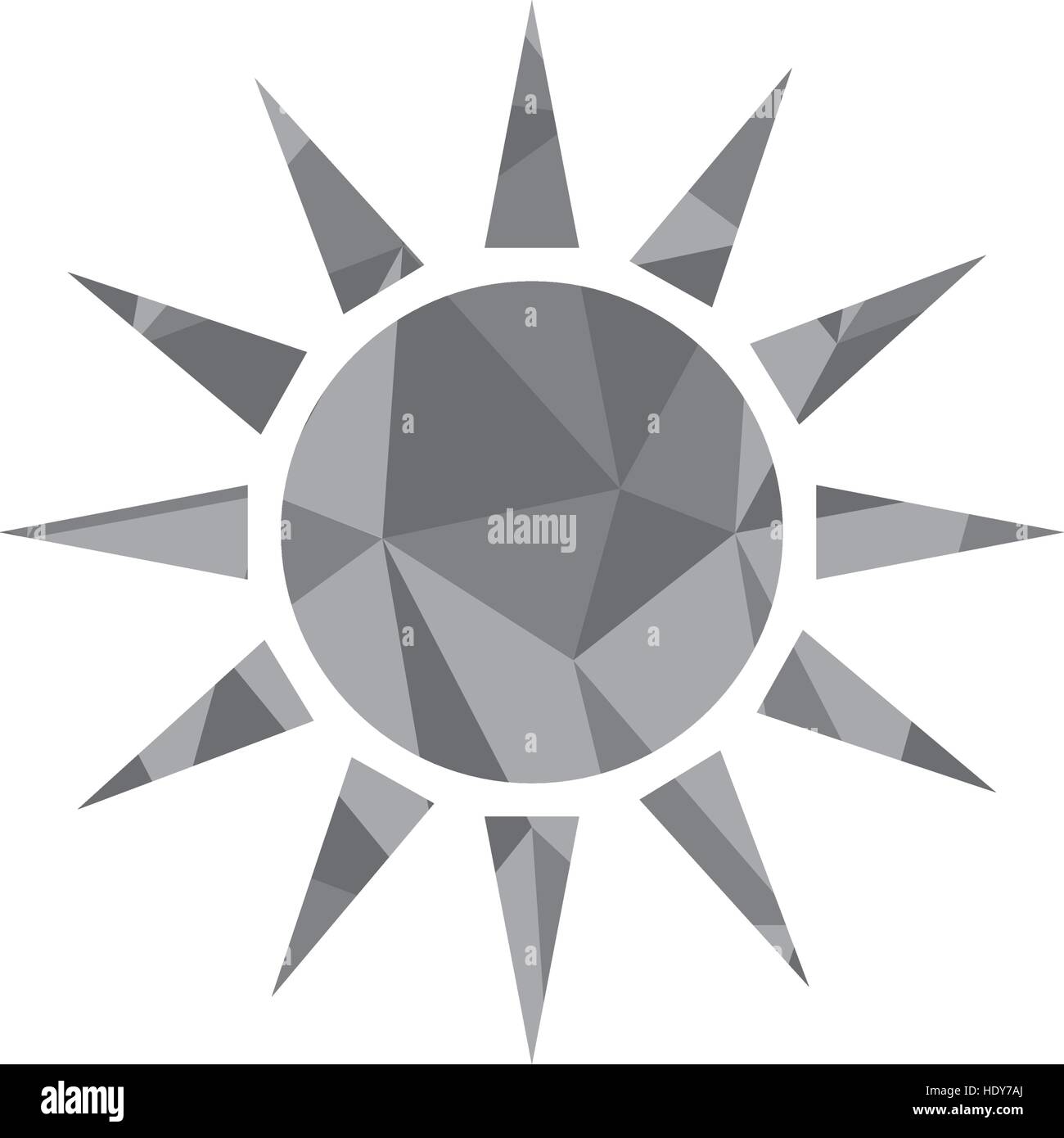 sun shape icon Stock Vector Image & Art - Alamy