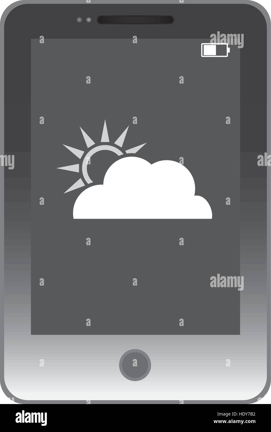 smartphone and weather icons Stock Vector Image & Art - Alamy