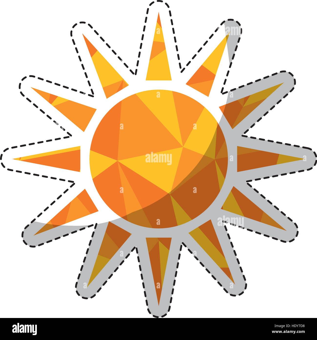 sun shape icon Stock Vector Image & Art - Alamy