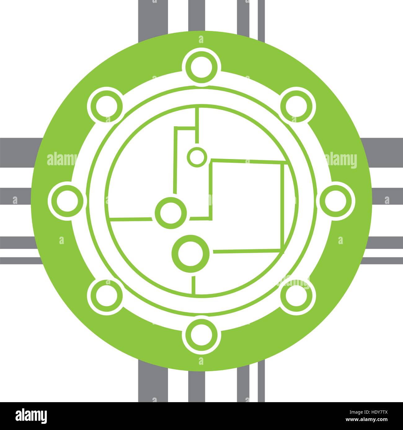 circuit electronic sphere hardware Stock Vector Image & Art - Alamy