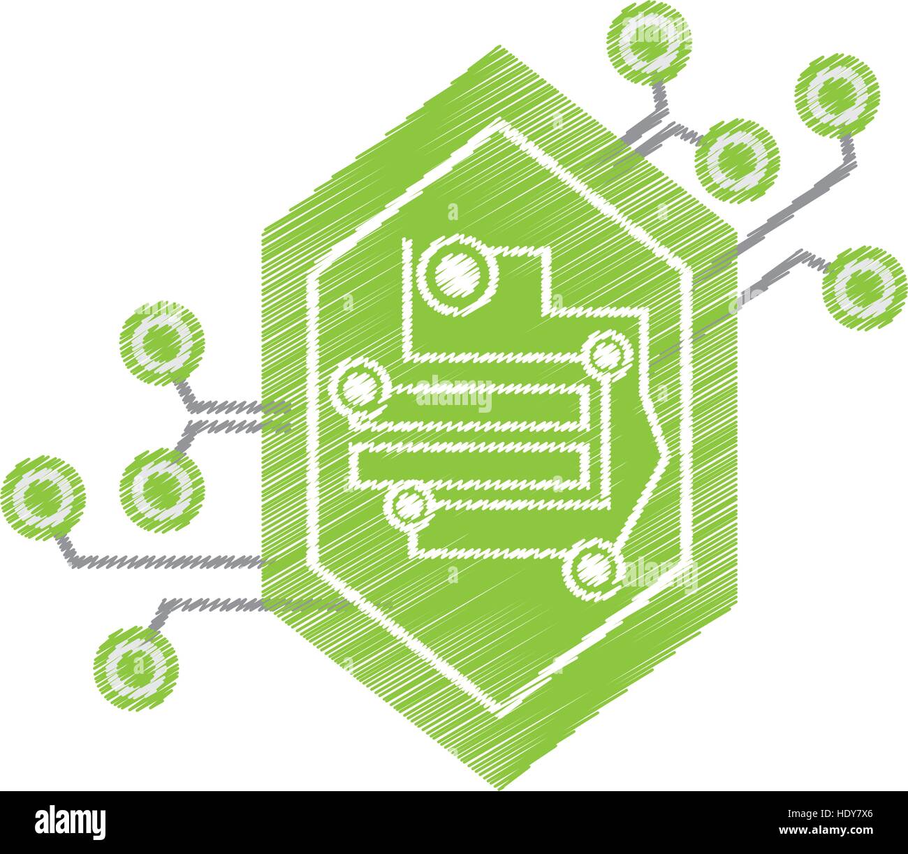Seamless color texture electronic circuit board hi-res stock ...