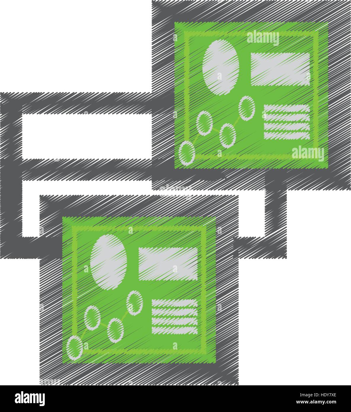 drawing circuit board technical system pc Stock Vector Image & Art - Alamy