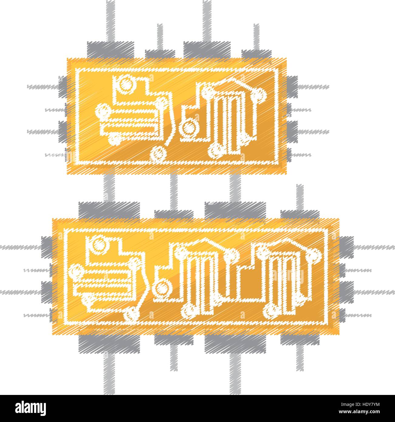 Electrical componet Stock Vector Images - Alamy