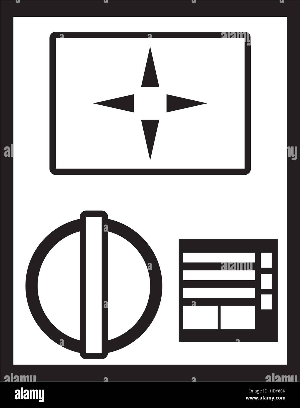 electronic repair calibration maintenance computer linear Stock Vector ...