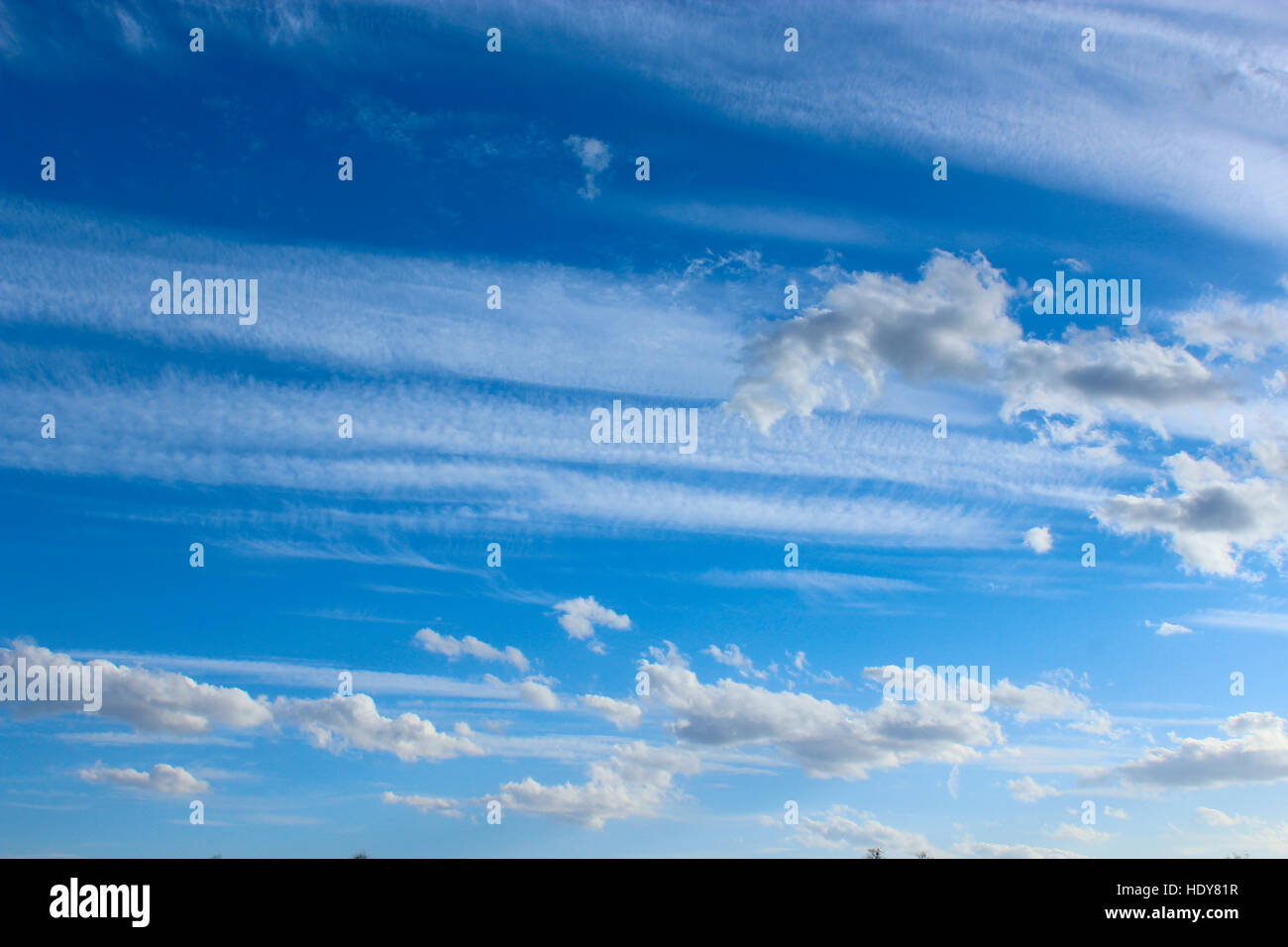 beautiful white clouds on blue sky background. White clouds on the summer sky Stock Photo - Alamy