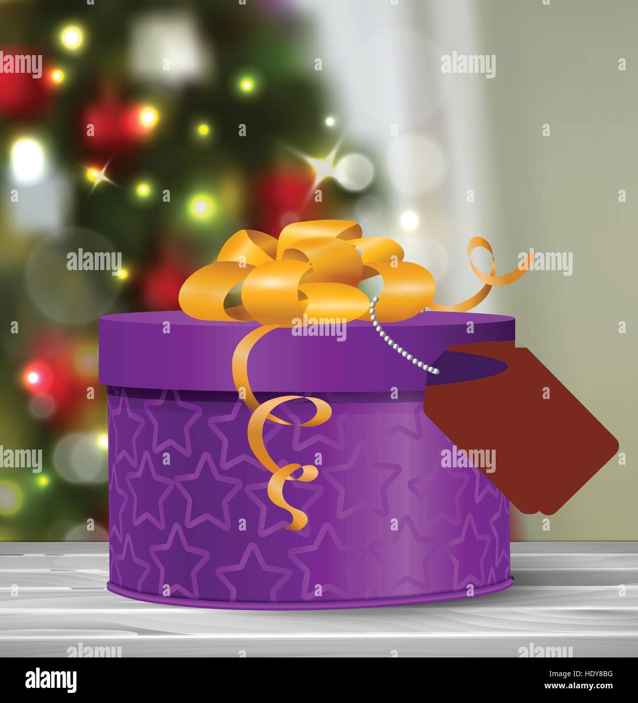 Vector gift box illustration Stock Vector Image & Art - Alamy