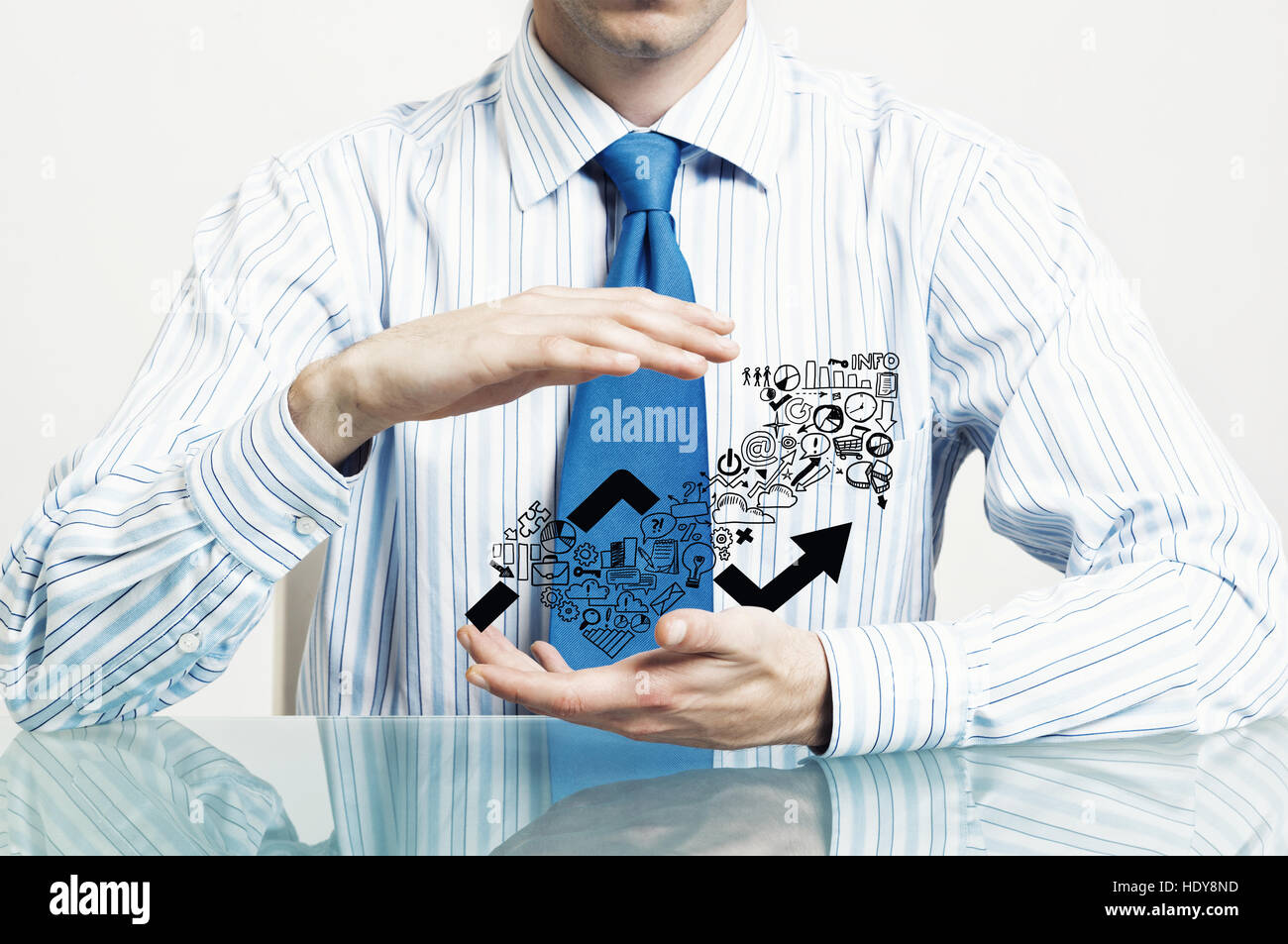 Protect your business Stock Photo - Alamy