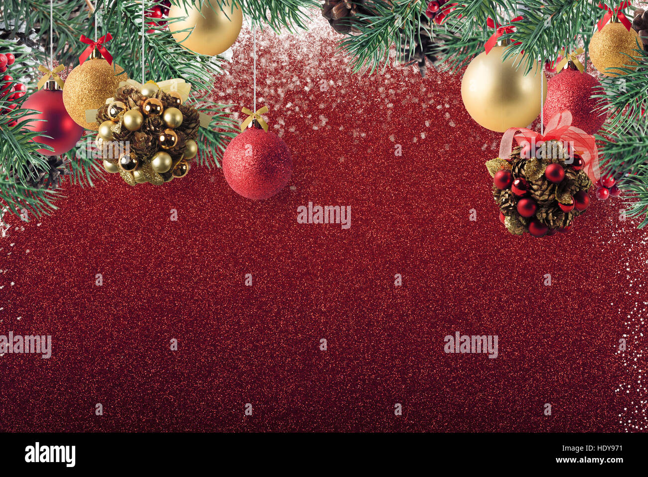 Sparkly Red Background