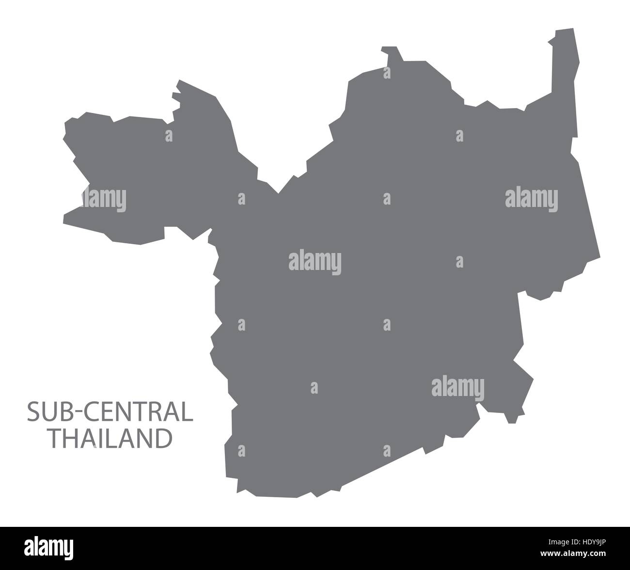 Central thailand map hi-res stock photography and images - Alamy