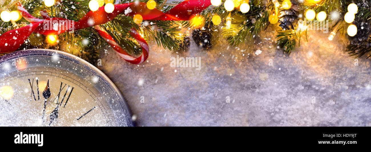 Countdown to midnight Stock Photo - Alamy