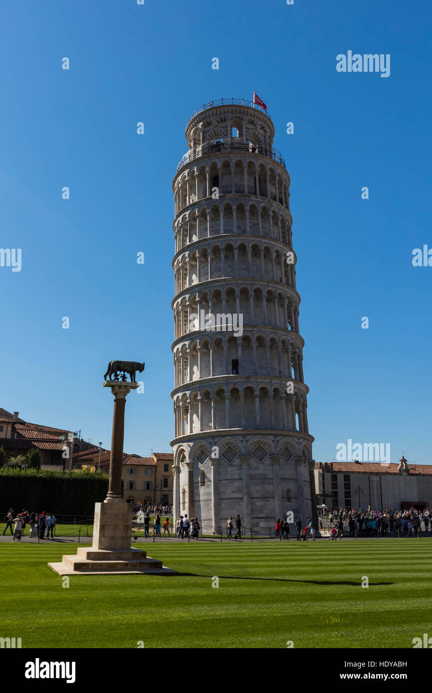 The famous medieval complex of Pisa dating back to the 9th century and ...