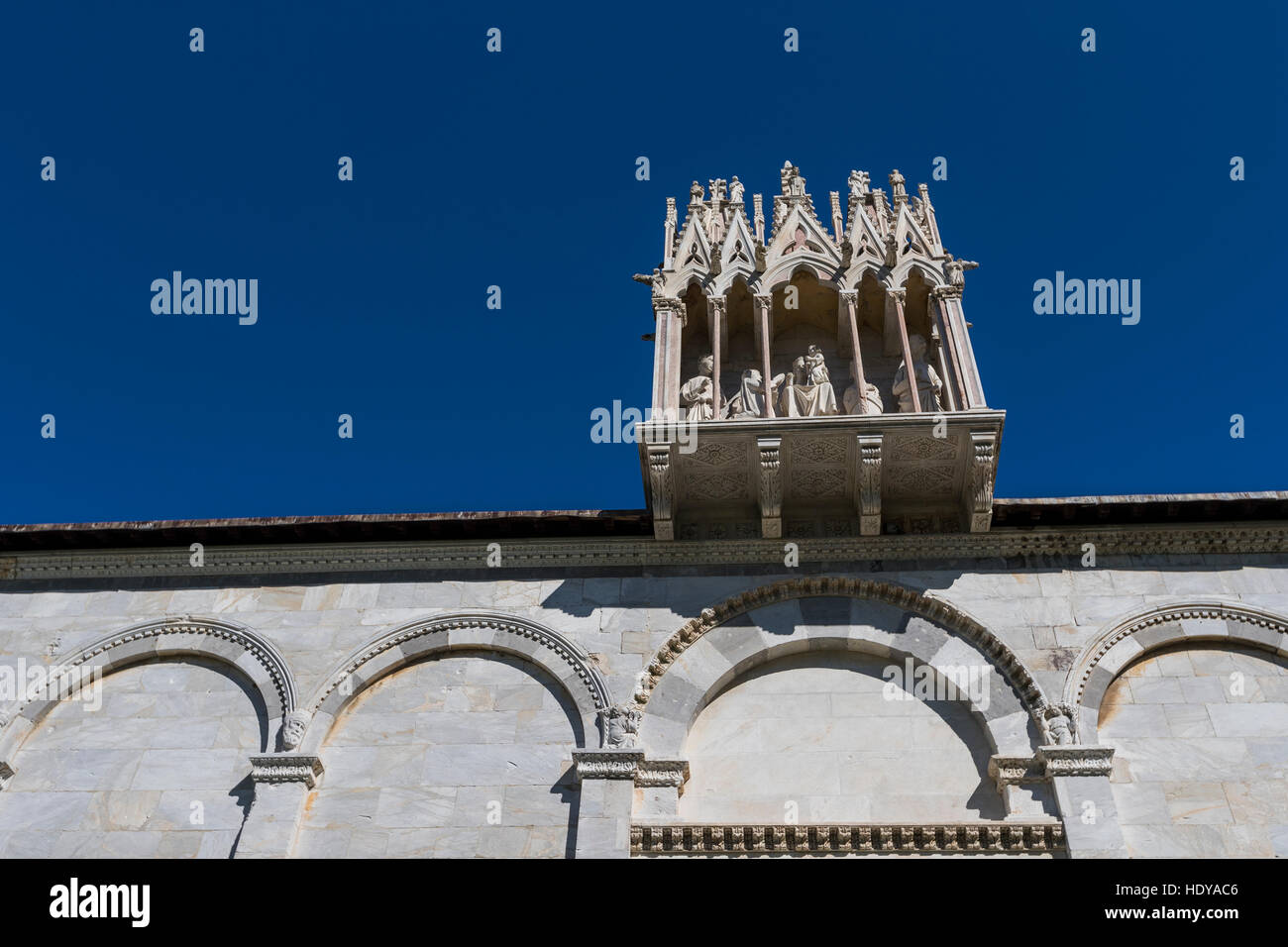 The famous medieval complex of Pisa dating back to the 9th century and ...