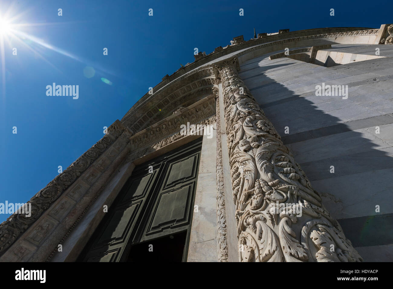 The famous medieval complex of Pisa dating back to the 9th century and ...