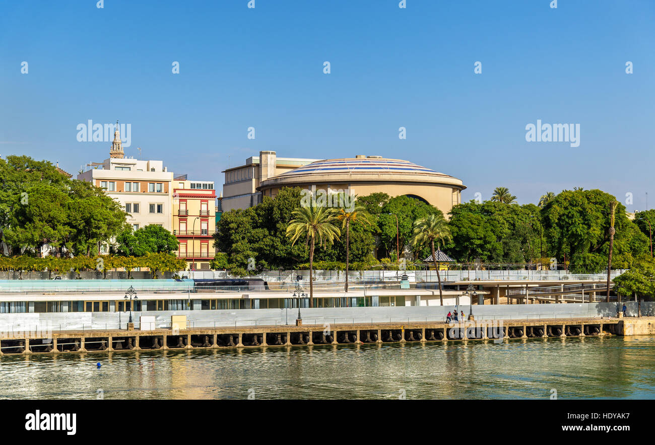 The Teatro de la Maestranza, an opera house in Seville, Spain Stock ...