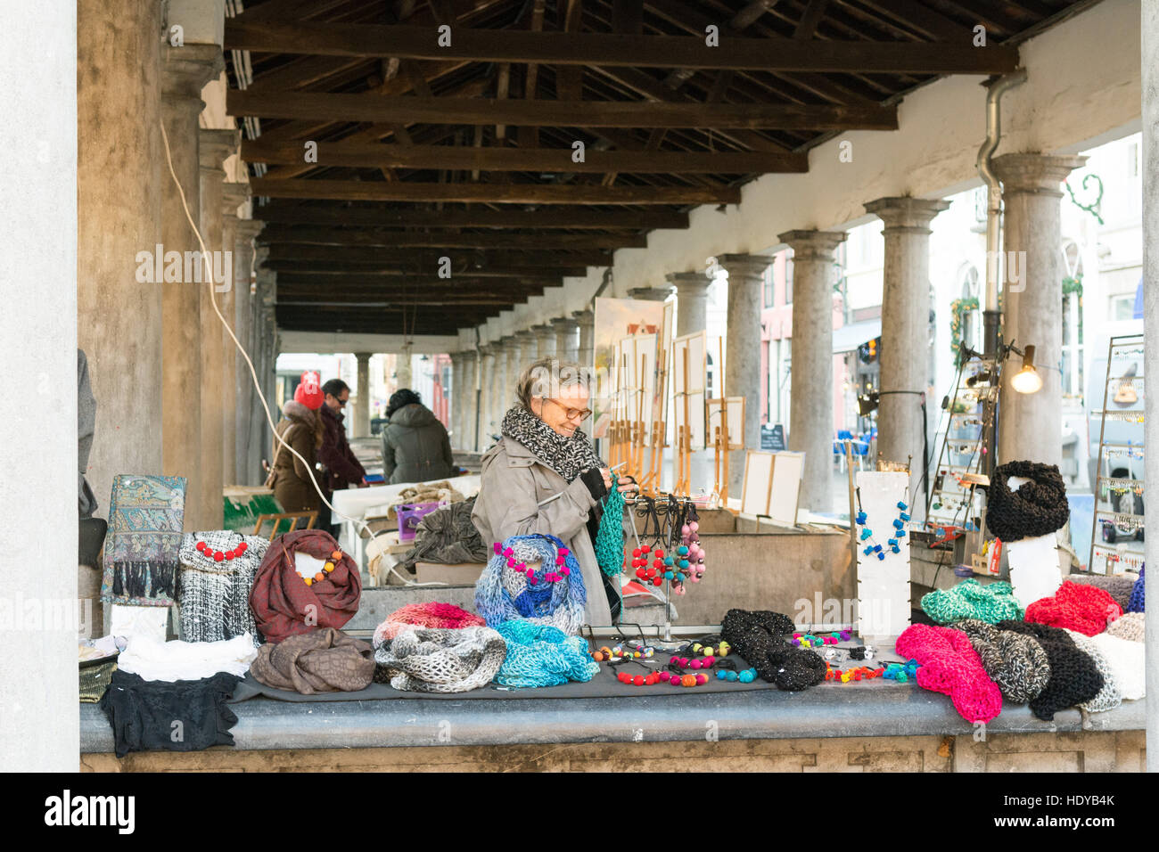 Old lady crafts hi-res stock photography and images - Alamy