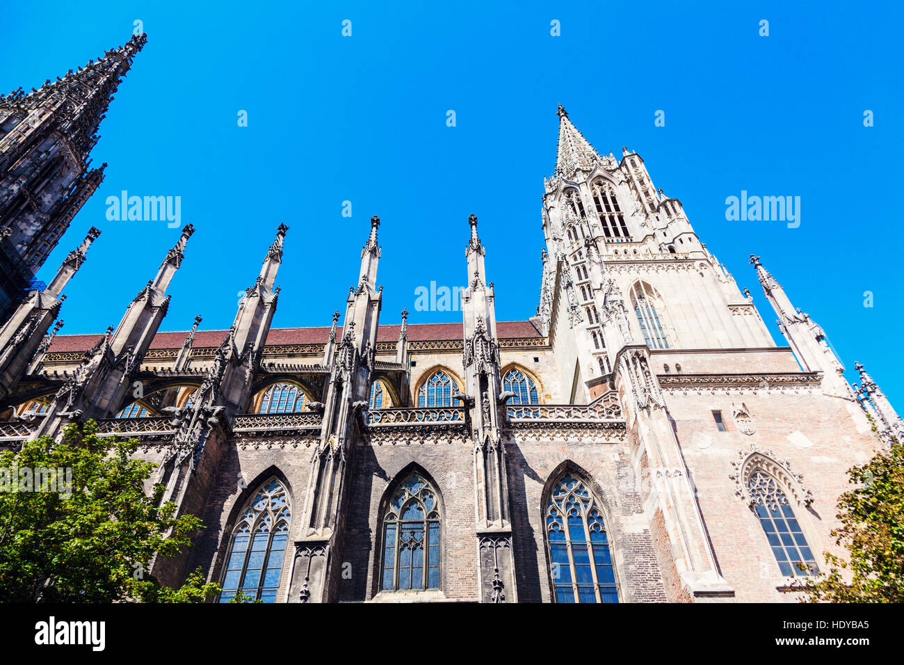 Monumental Ulm Minster. Ulm, Baden-Wurttemberg, Germany Stock Photo - Alamy