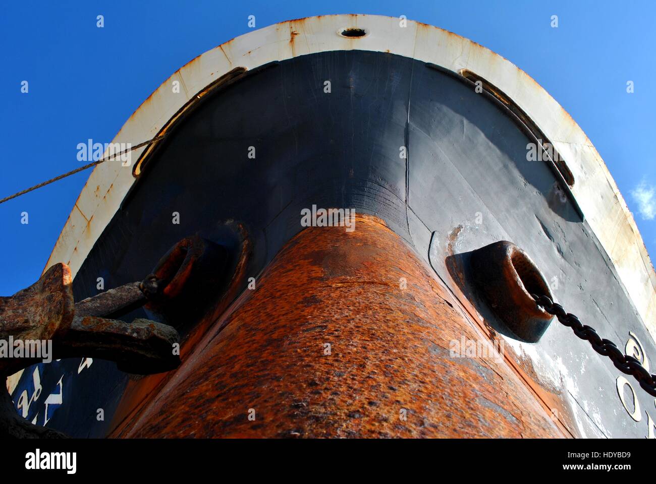 Ran aground oil tanker ship in Thailand Stock Photo - Alamy