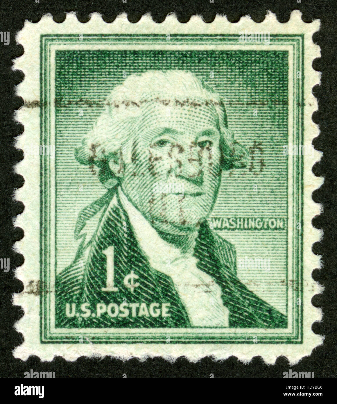 Us postage stamp george washington High Resolution Stock Photography ...