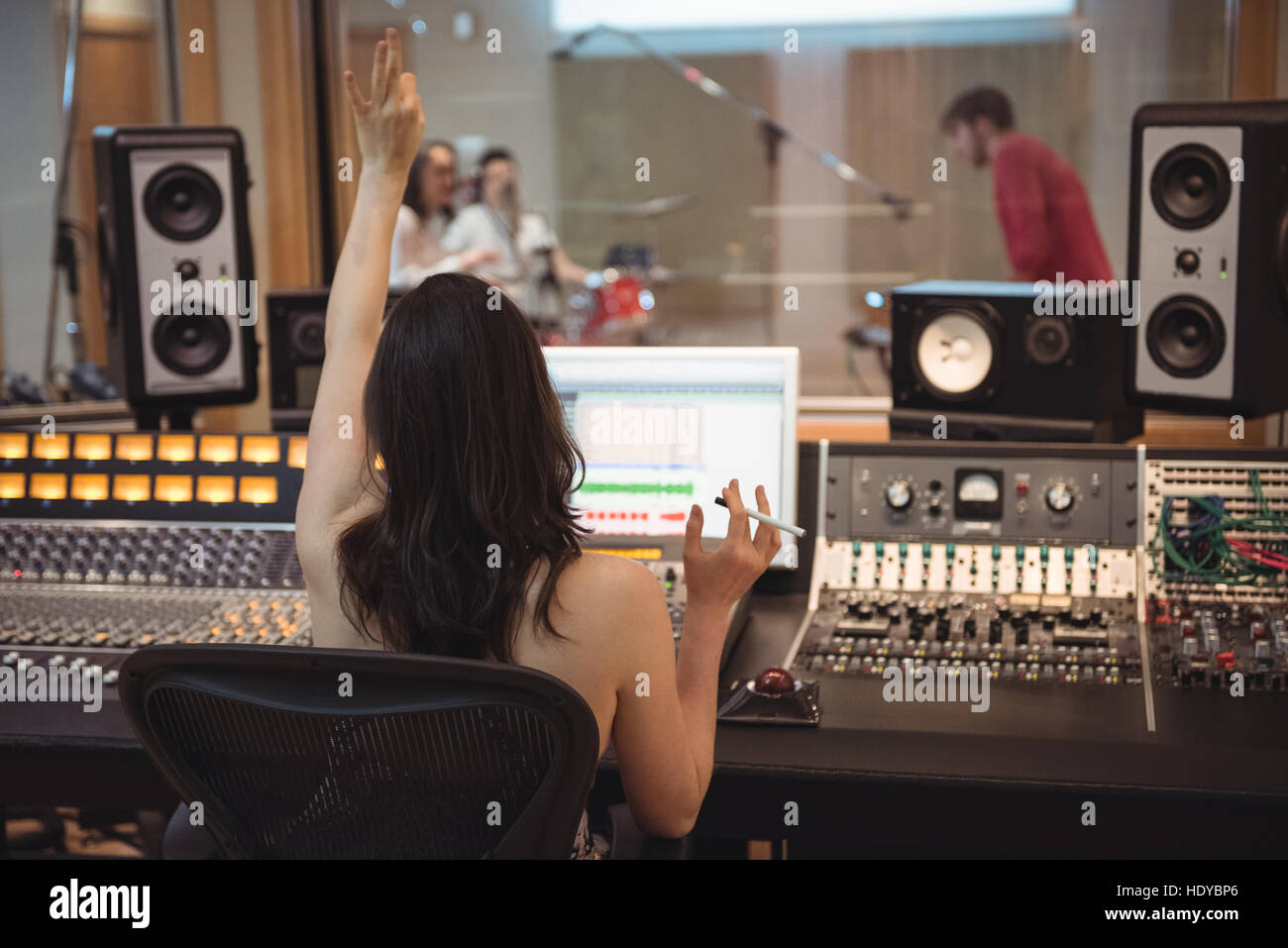 Signaling band hi-res stock photography and images - Alamy