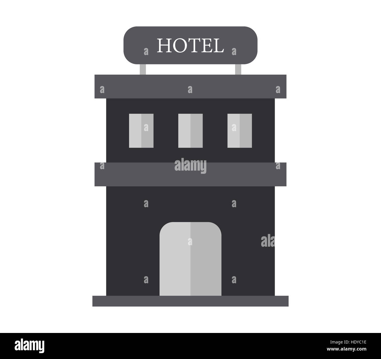 Urban hotels Cut Out Stock Images & Pictures - Alamy