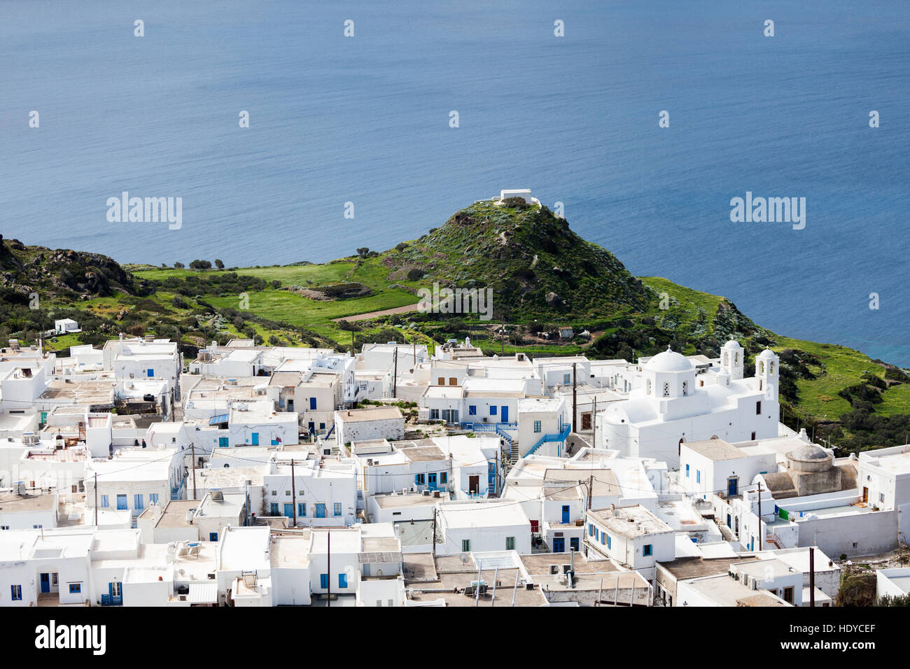 White greek town hi-res stock photography and images - Alamy