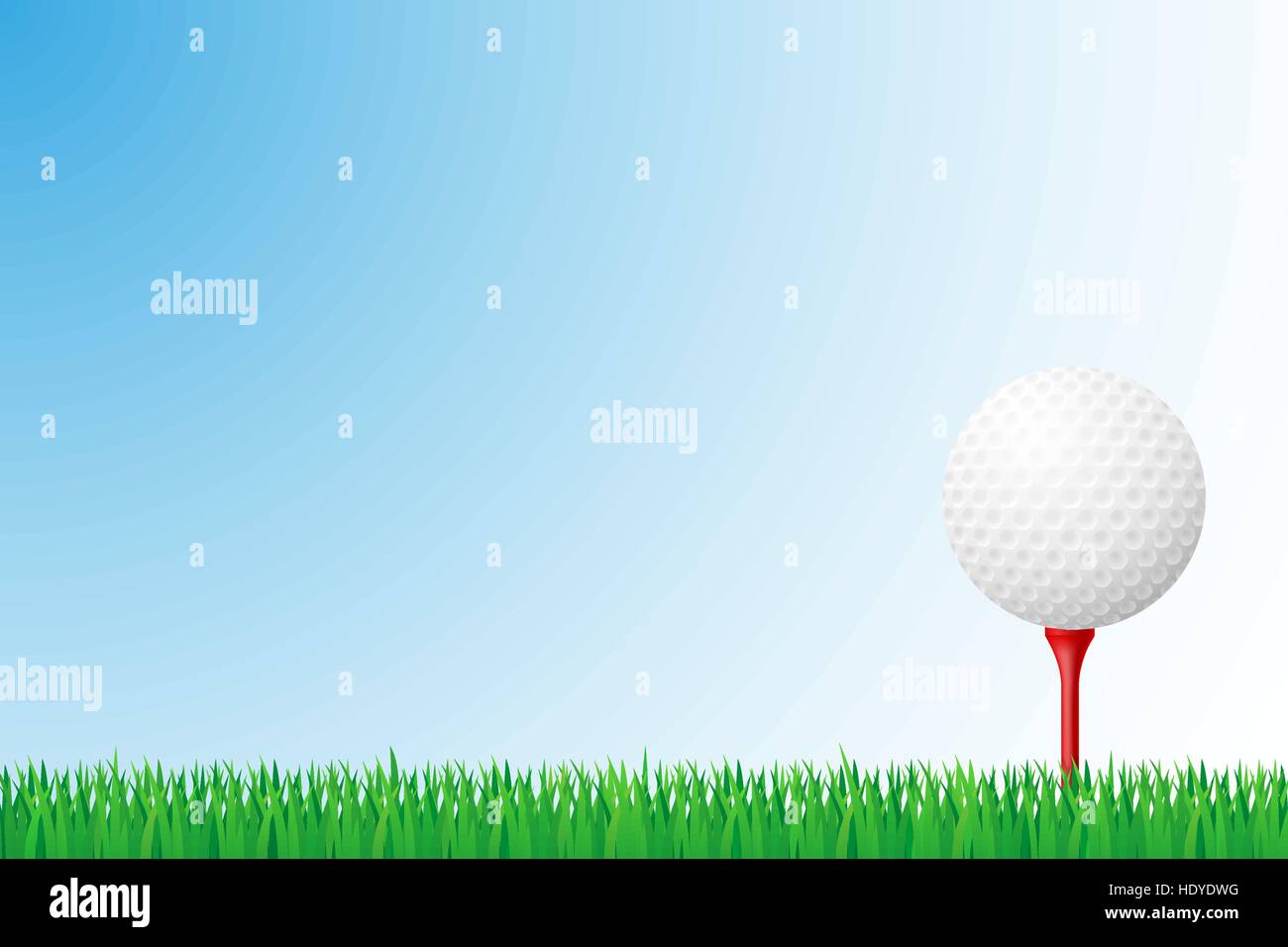 golf grass field vector illustration isolated on background Stock ...