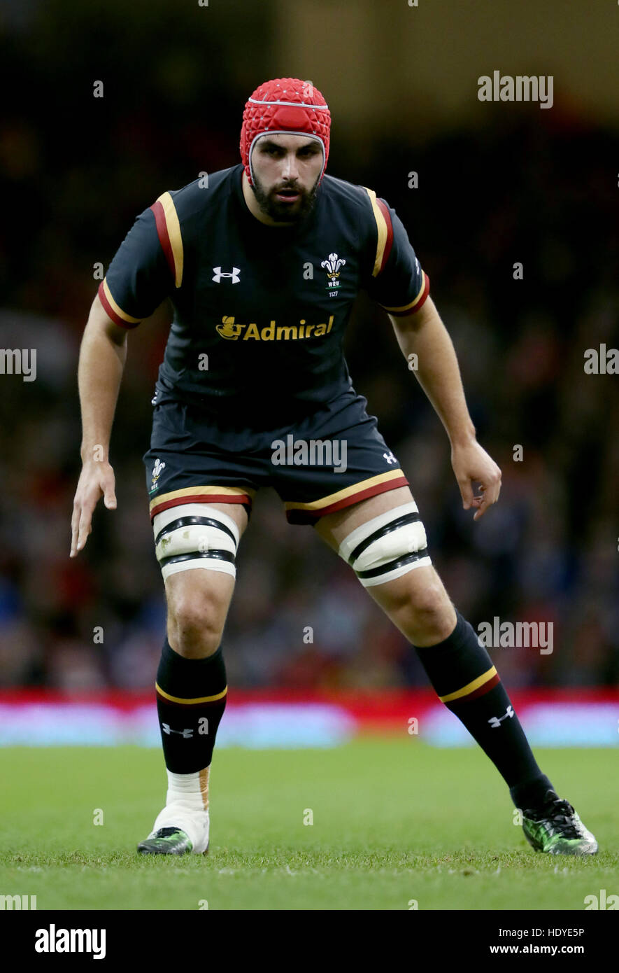 Wales' Cory Hill during the Autumn International match at the ...