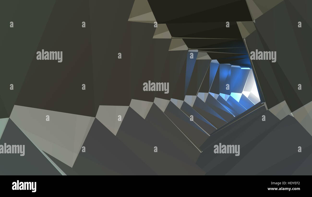 Abstract background with tunnel. Technology backdrop loop Stock Photo ...