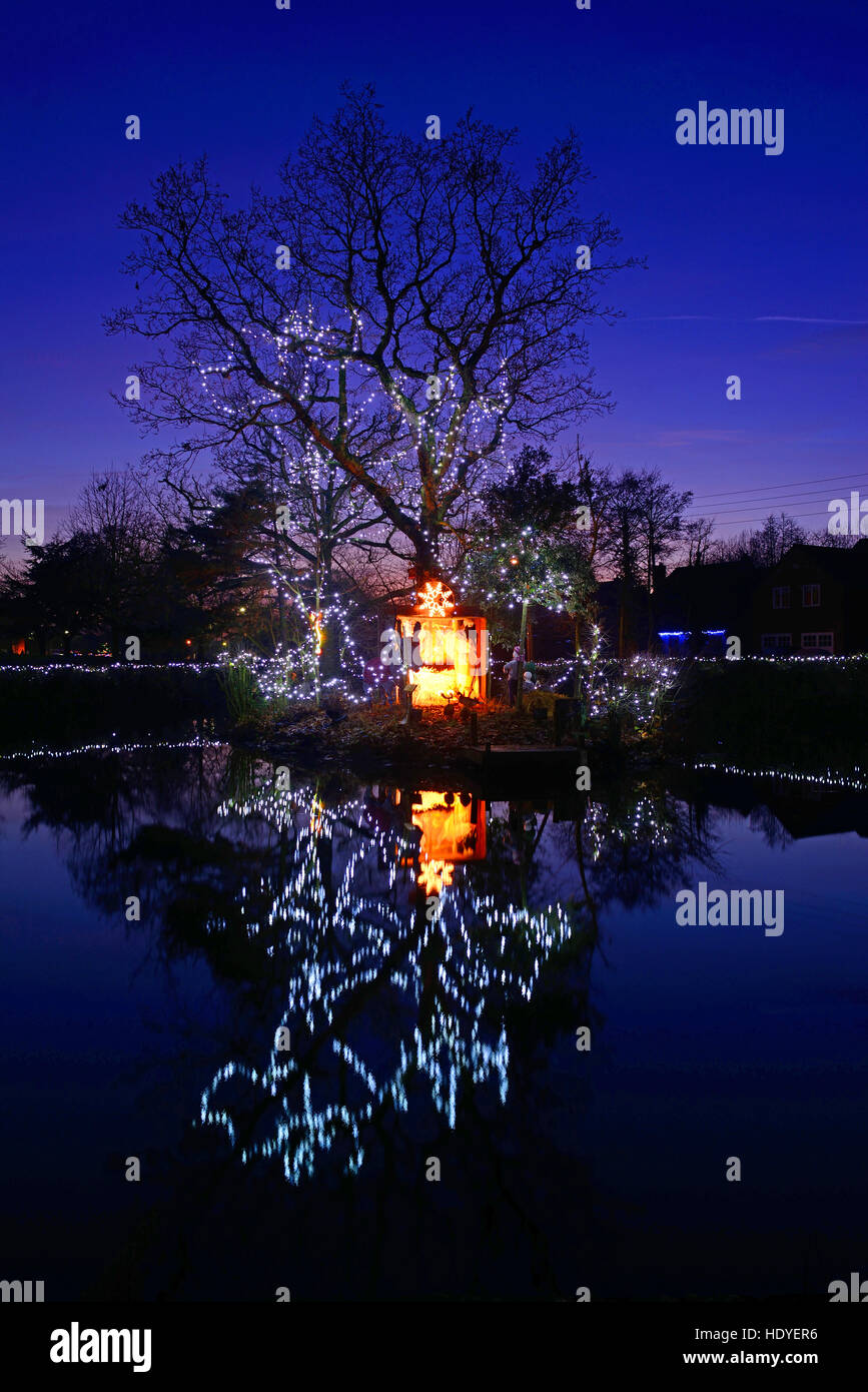 Peaceful night christmas scene hi-res stock photography and images - Alamy