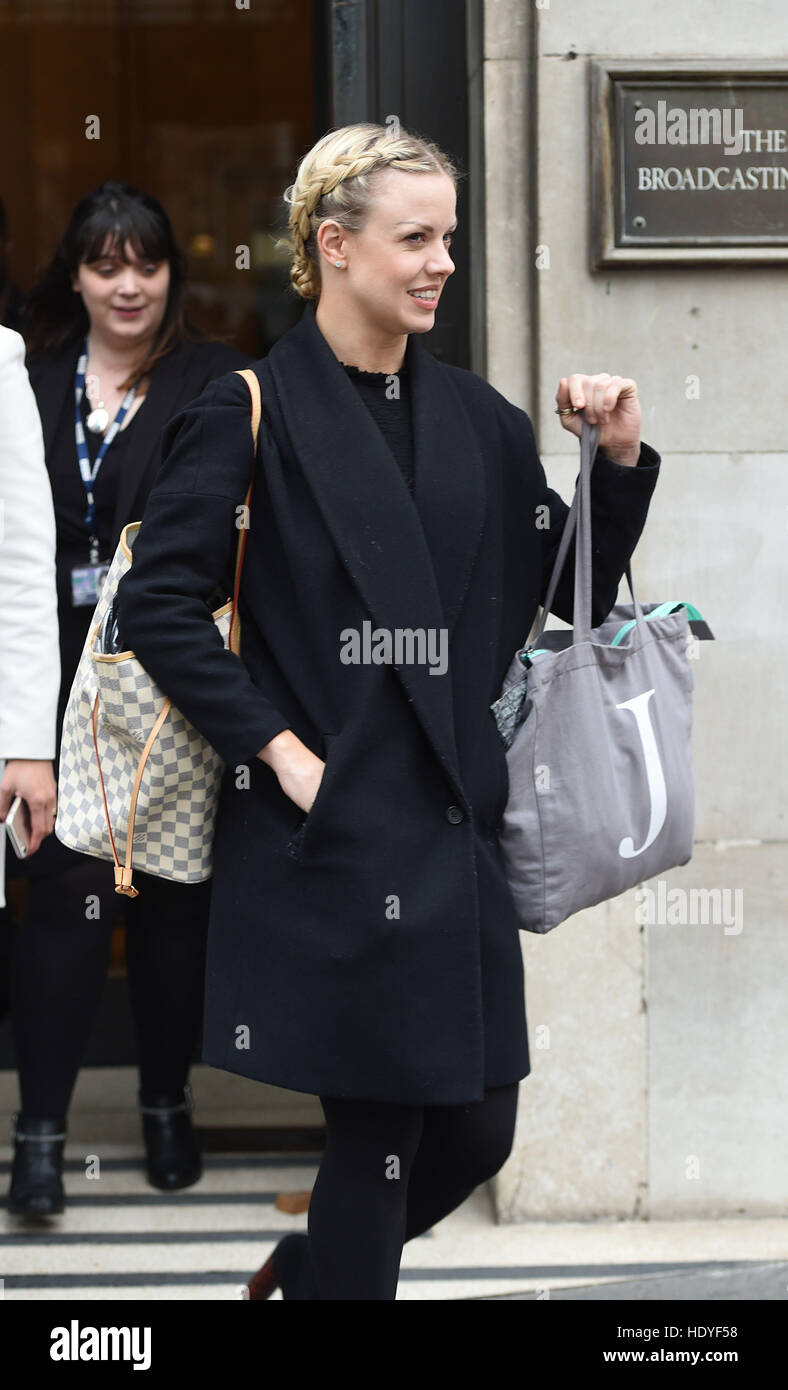 Strictly Come Dancing finalist Joanne Clifton leaves Broadcasting House ...