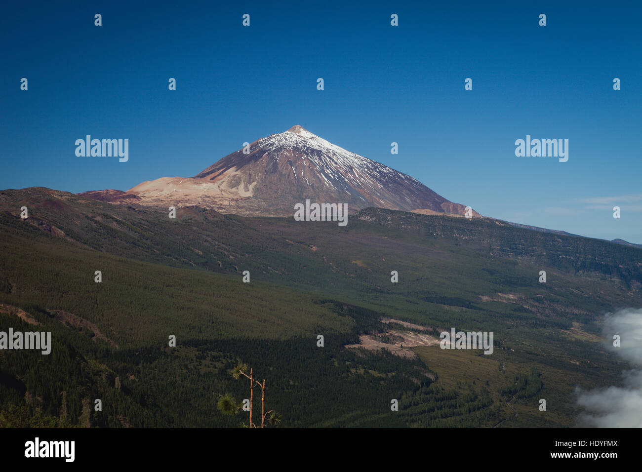 Beautiful landscape of Teide volcano mountain Stock Photo - Alamy