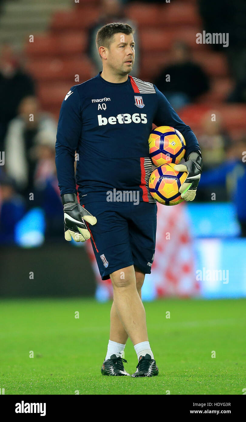 Stoke City goalkeeping coach Andy Quy Stock Photo - Alamy