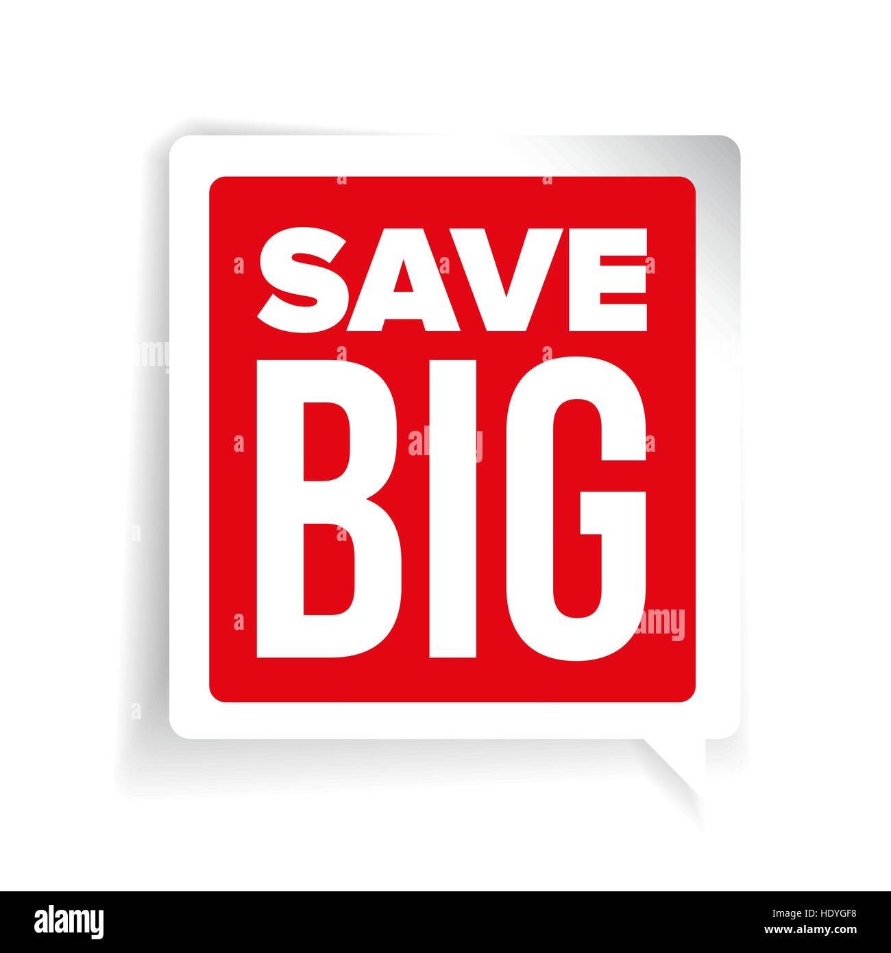 Save Big speech bubble vector Stock Vector Image & Art - Alamy