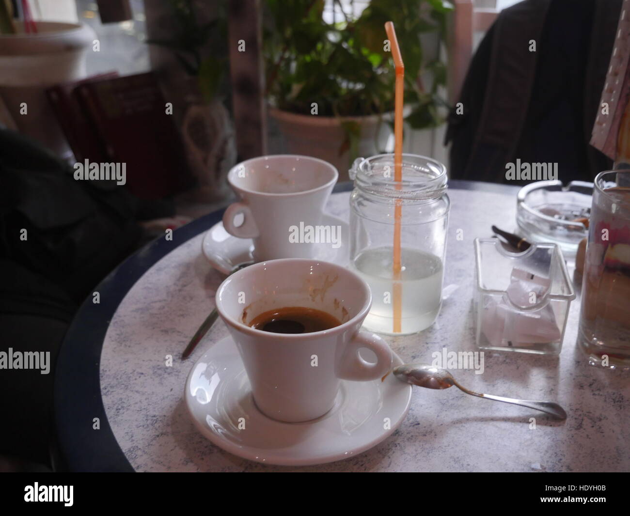 Drink in a caffè Stock Photo - Alamy