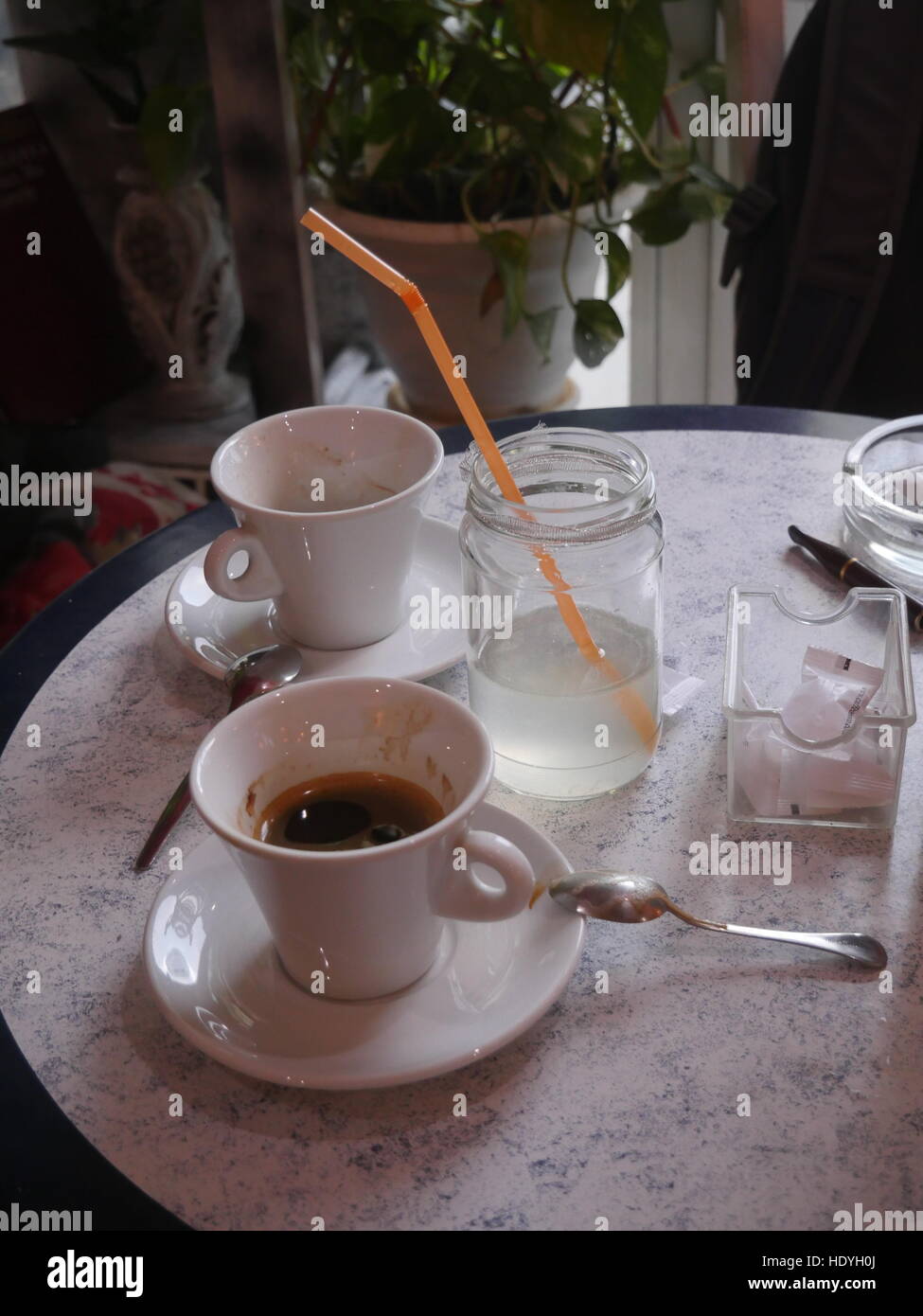 Drink in a caffè Stock Photo - Alamy