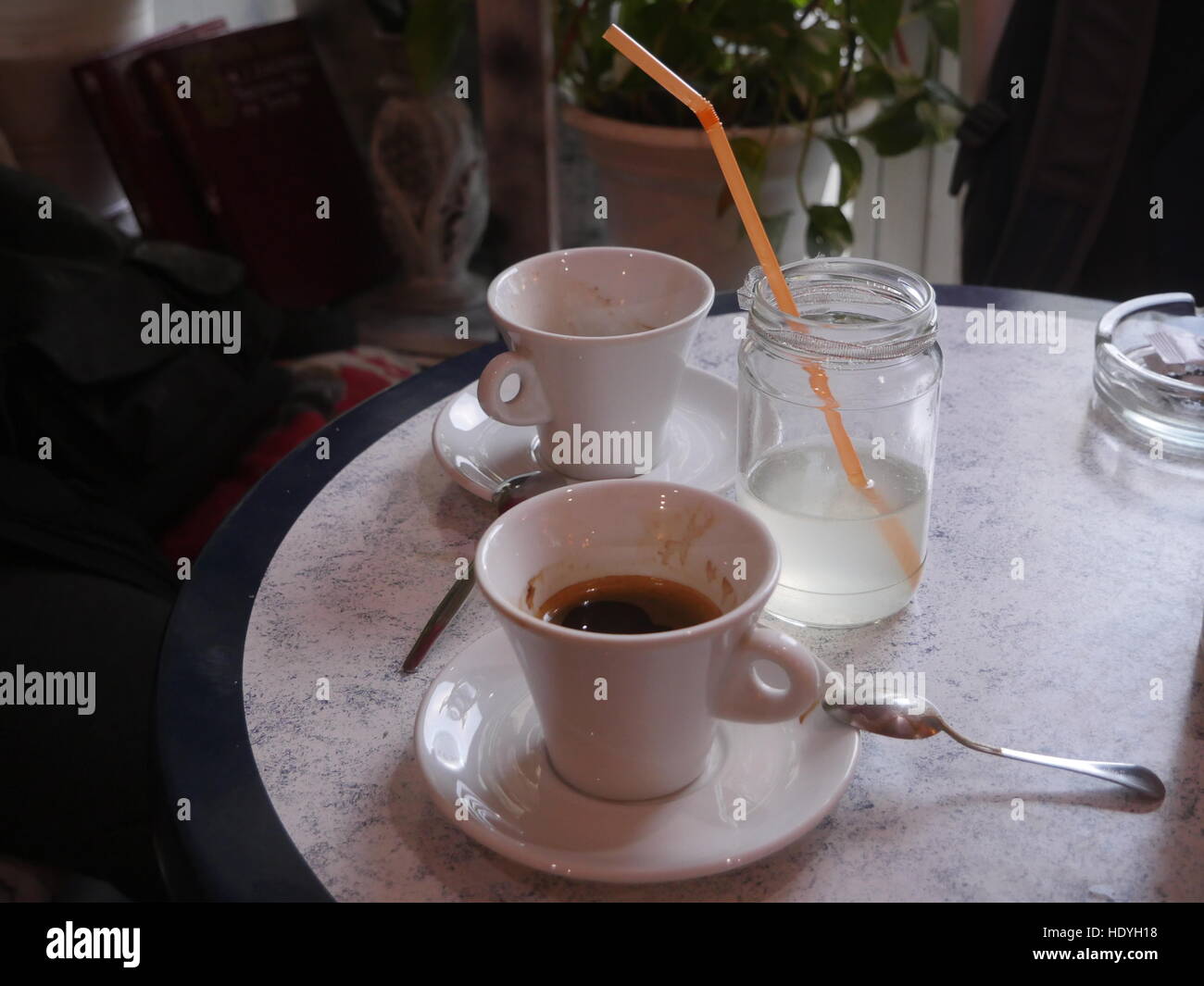 Drink in a caffè Stock Photo - Alamy