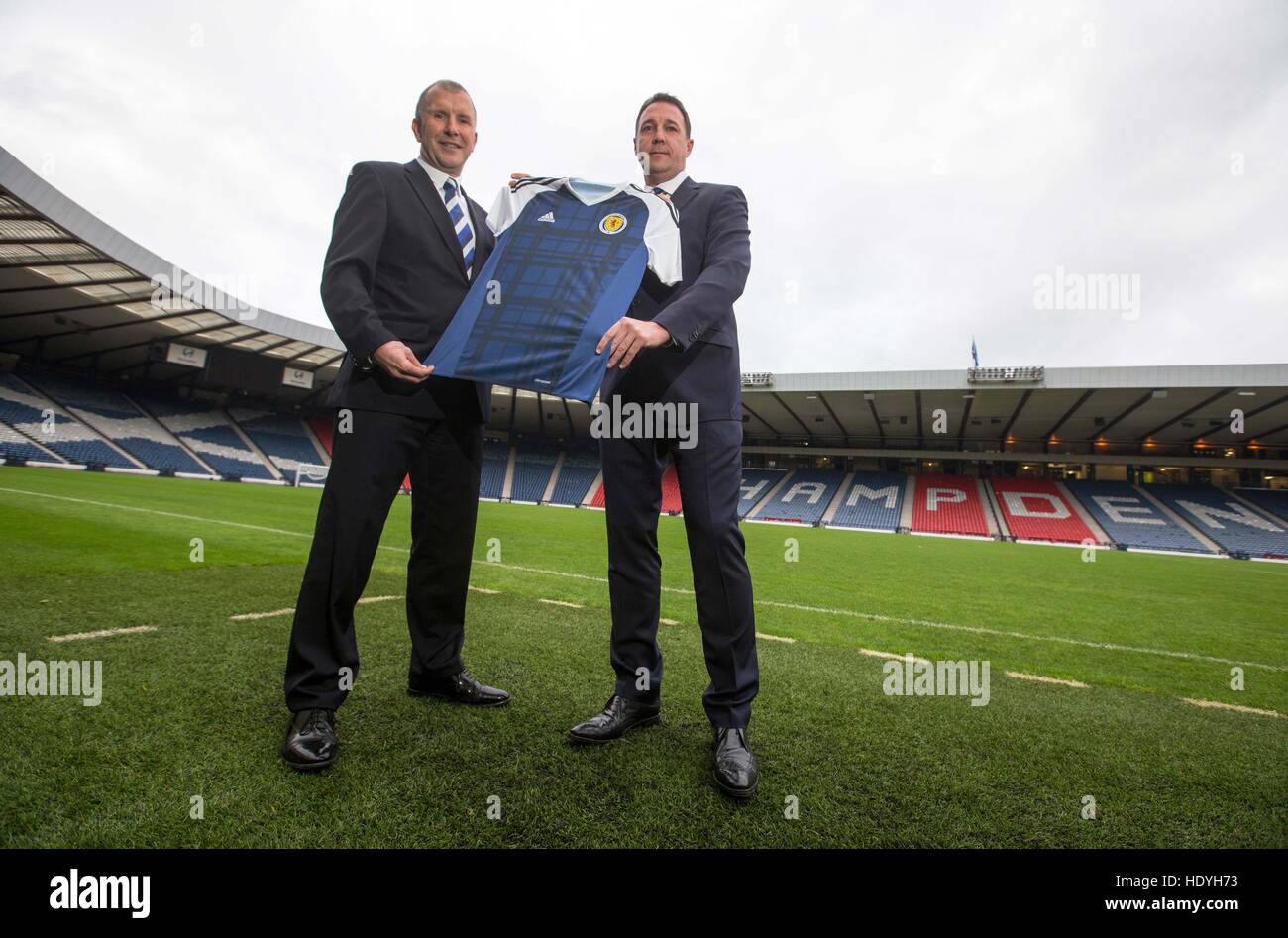 Scottish FA Chief Executive Stewart Regan (left) and new Performance ...