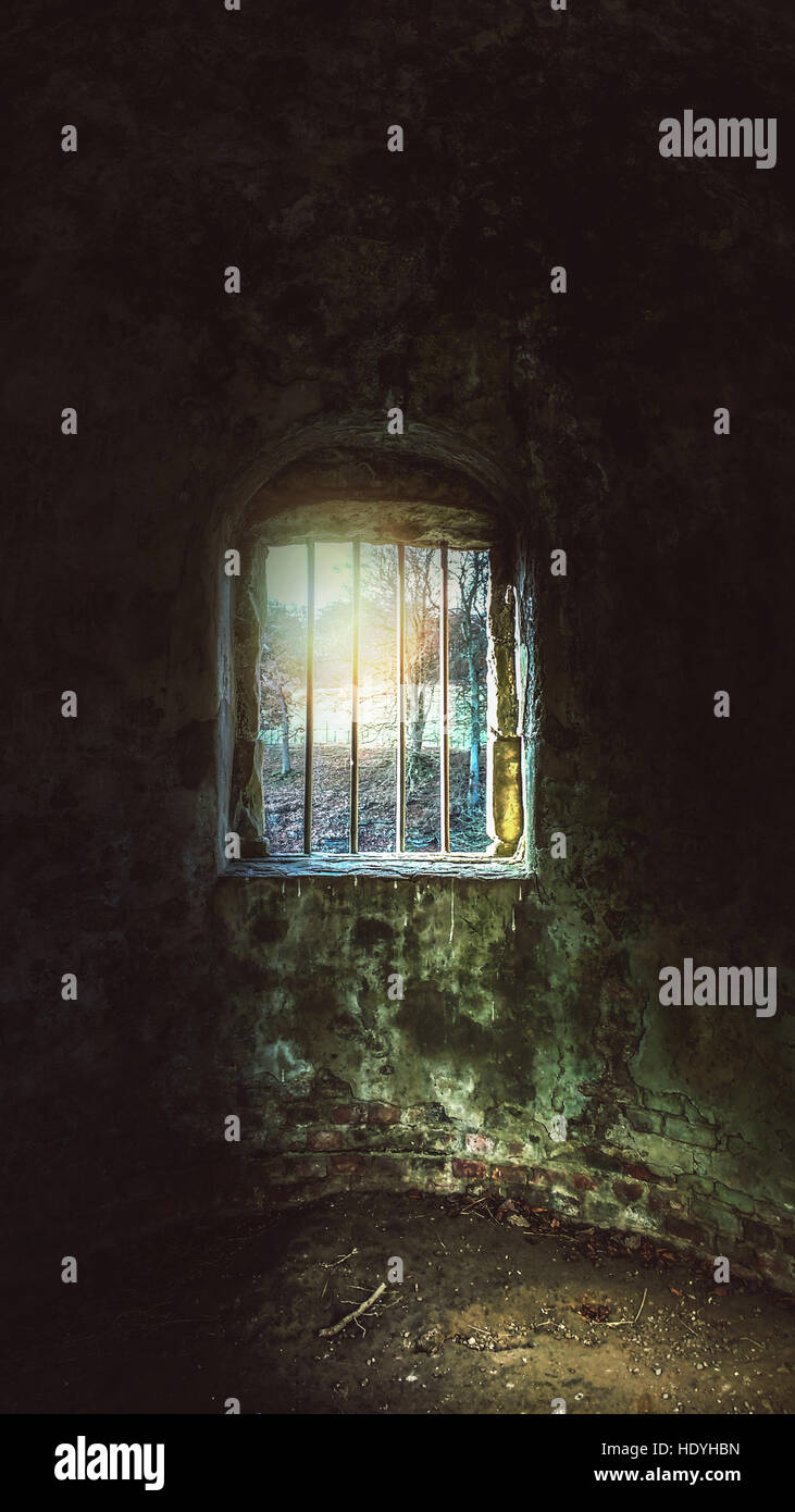 window in old ruins Stock Photo - Alamy