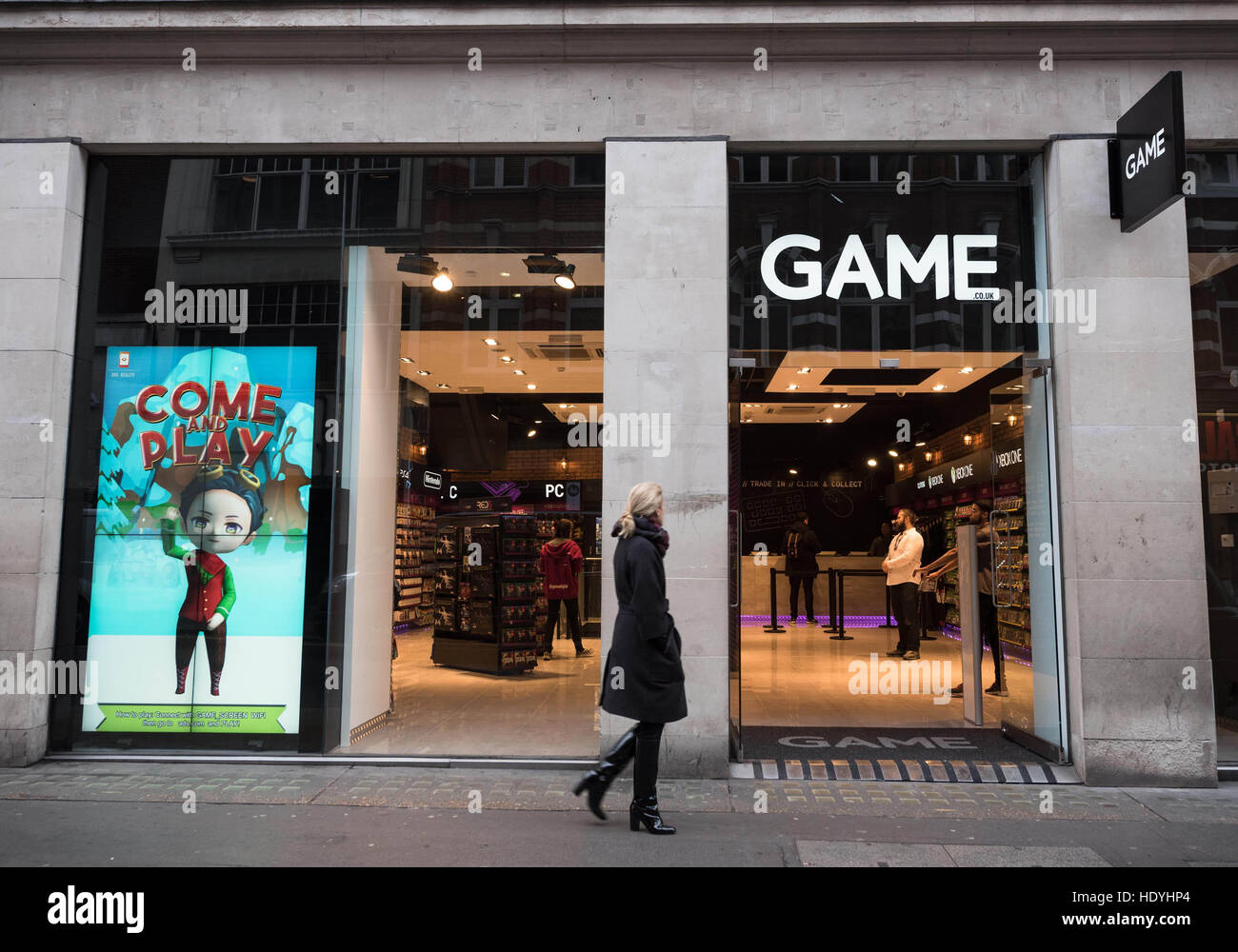 Recently opened game store in soho hi-res stock photography and images ...